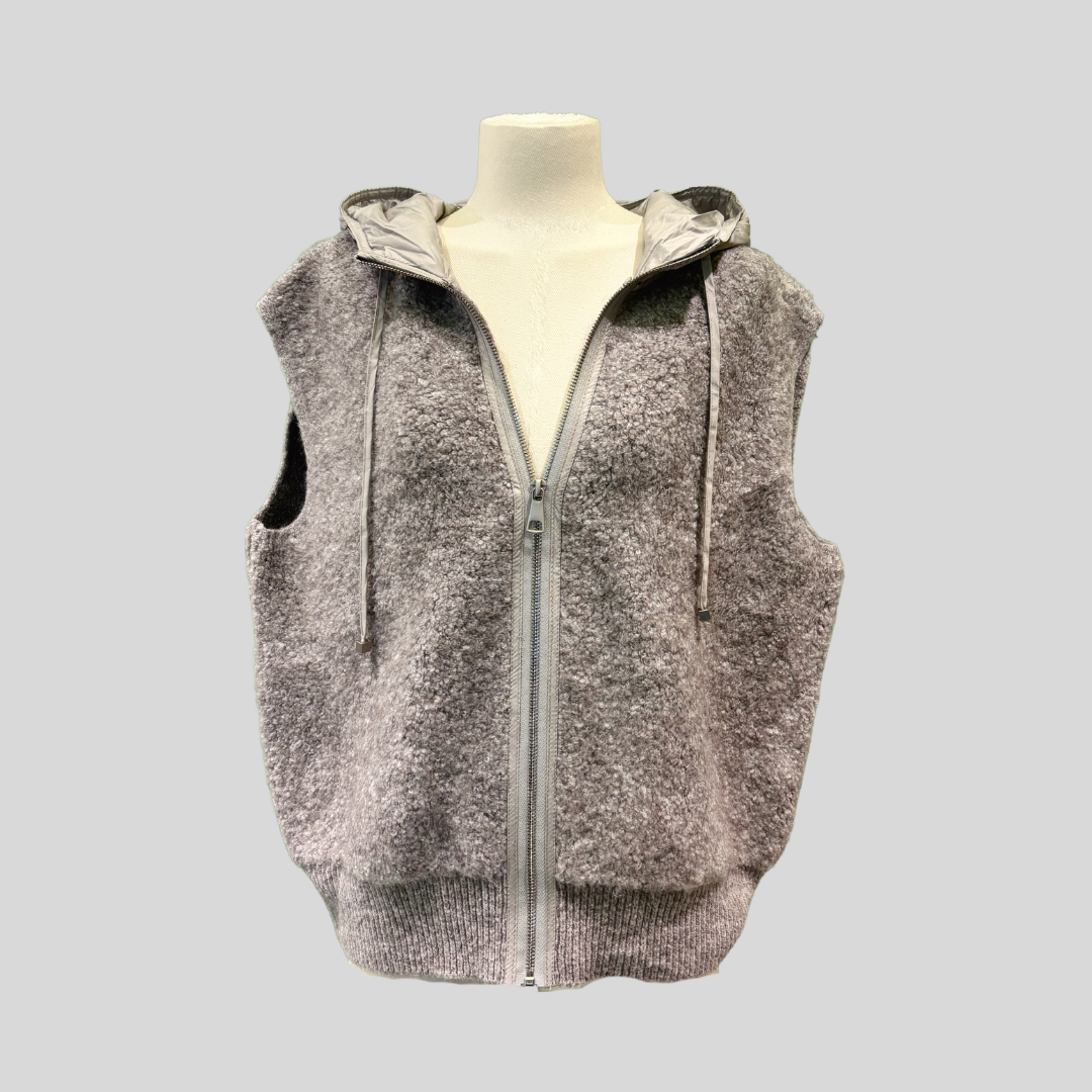 HAYDEN HOODED PUFFER VEST