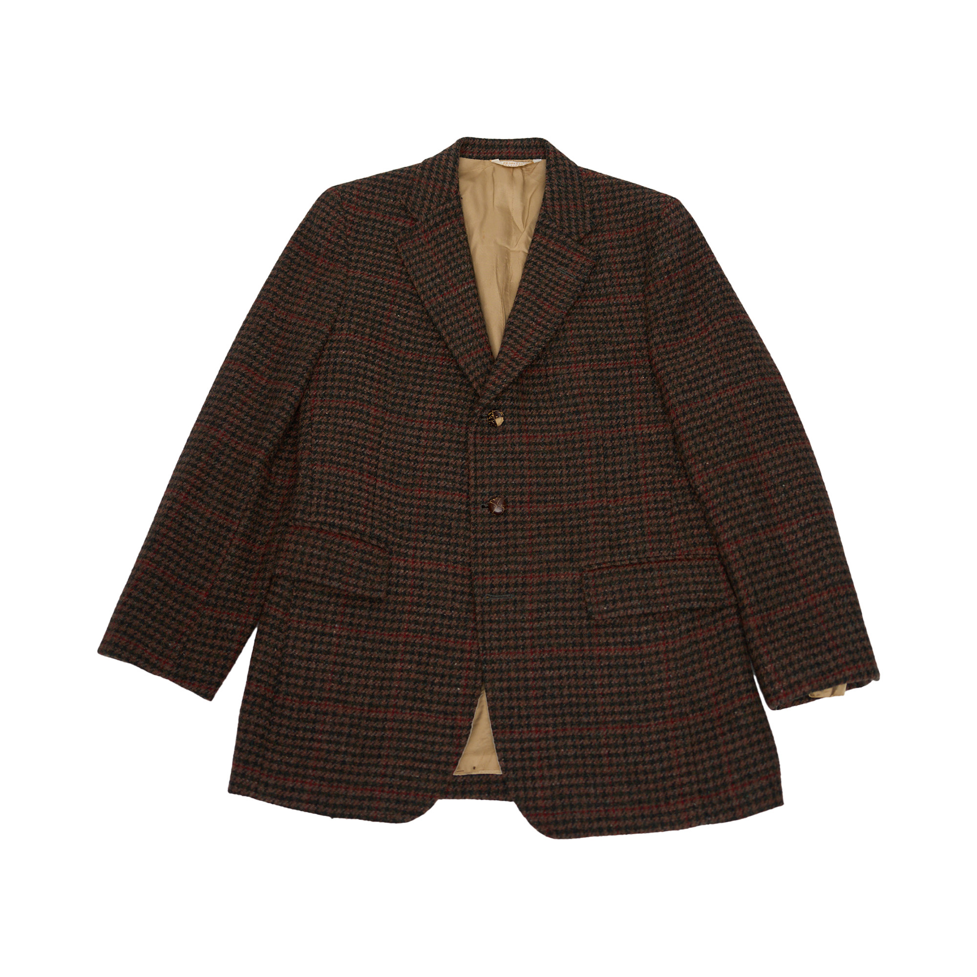 Pre-Owned |John Cupp Harris Tweed Sports Coat 39 KF8