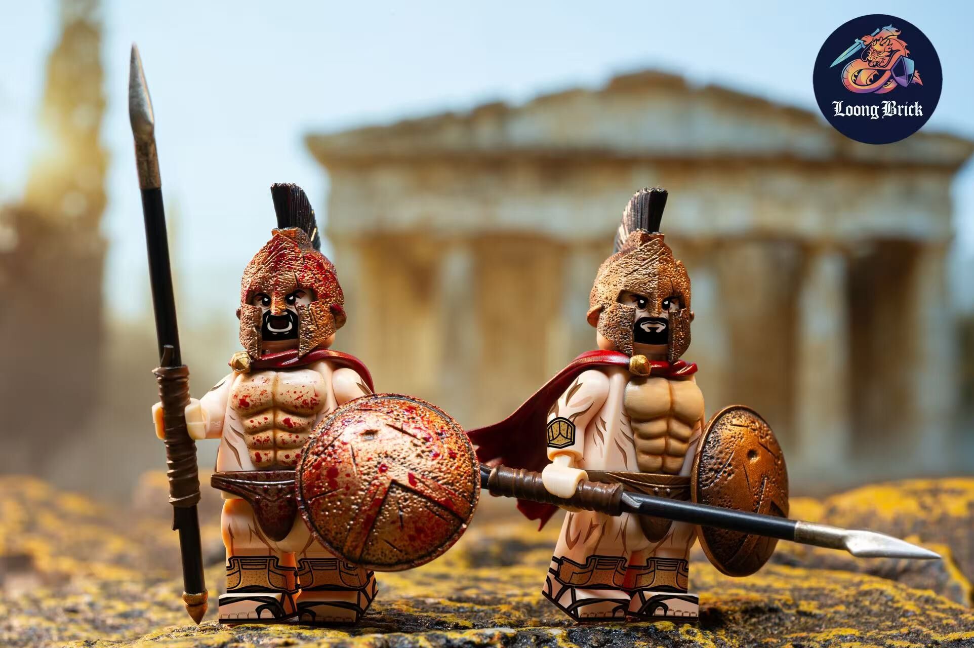 【Loong Brick】Gold-cloaked soldiers