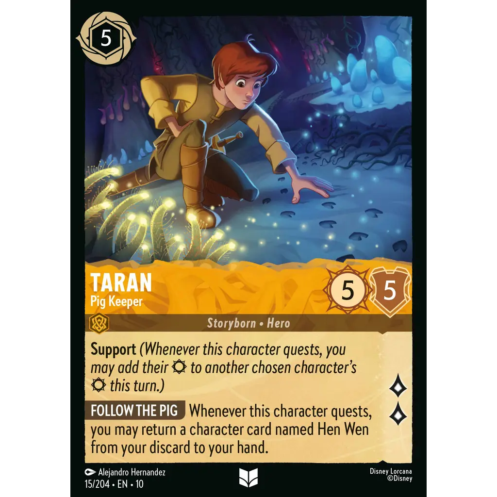 [Foil]15/204·EN·10 Taran - Pig Keeper|Lorcana