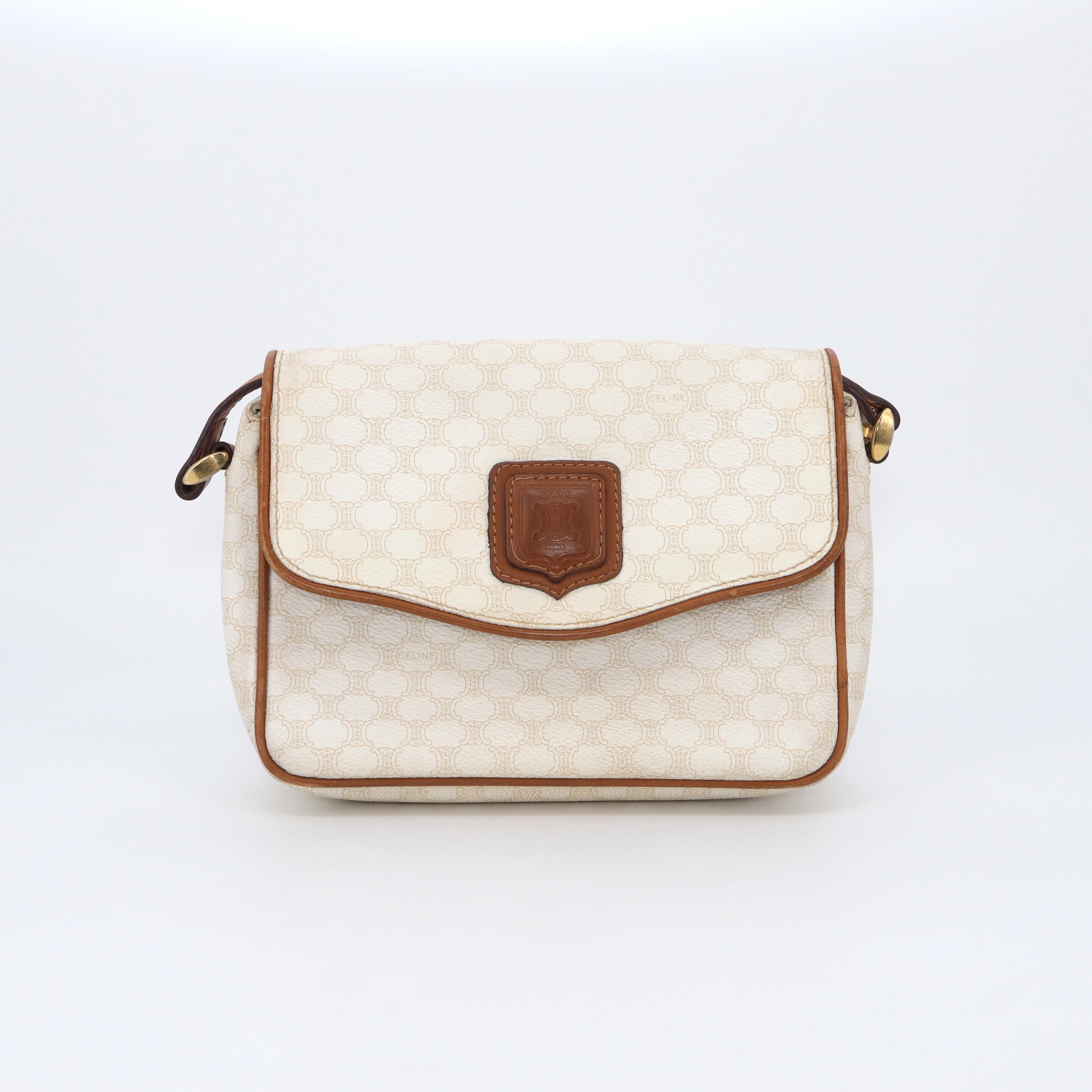 Celine Macadam Half Falp Crossbody Bag
