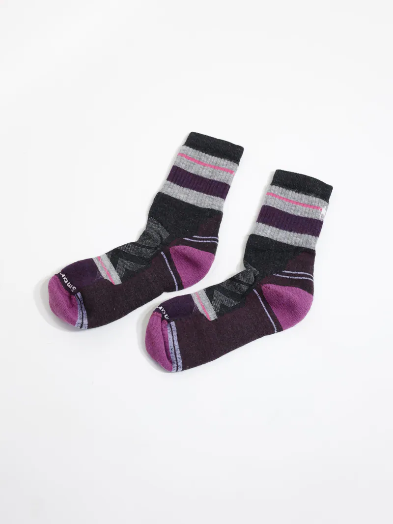 Smartwool 羊毛襪 女 機能戶外中級減震土星紋中長襪 炭黑色 SW001583003