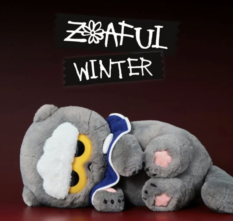 🇰🇷正版授權GD 愛貓 Zoa Winter 慵懶冬眠系玩偶｜中娃