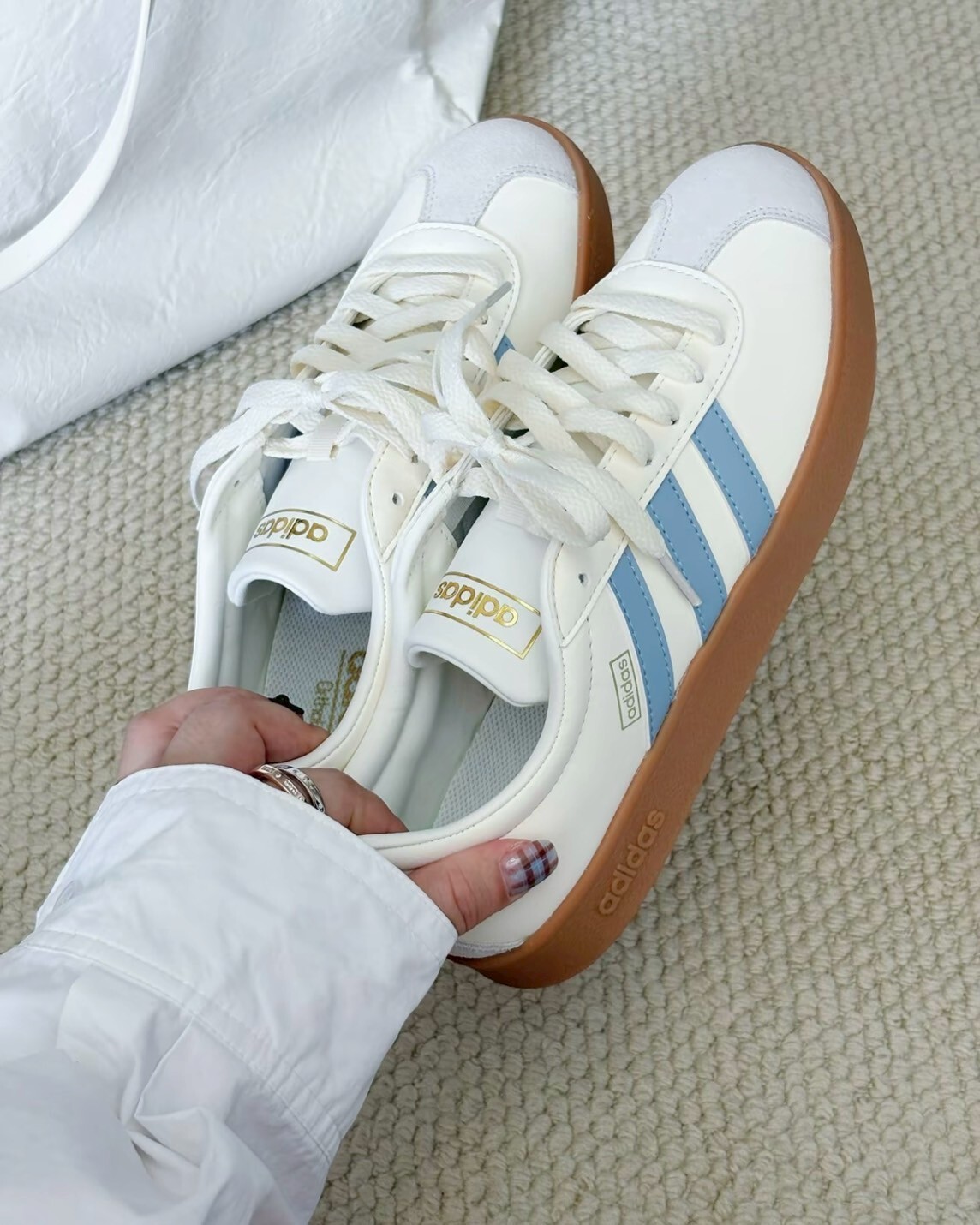 Adidas Neo VL Court 2.0 焦糖底 德訓鞋 天空藍 JH5063