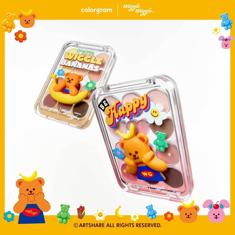 Colorgram x Wiggle Wiggle Pin Point Eyeshadow Palette