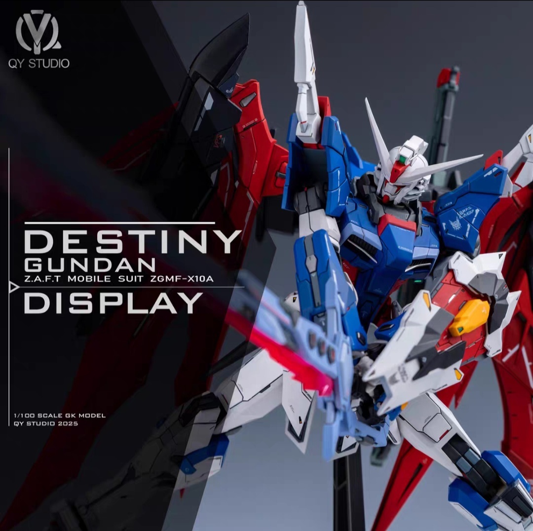 unpainted and Unassembled QY studio 1/100 destiny gunda