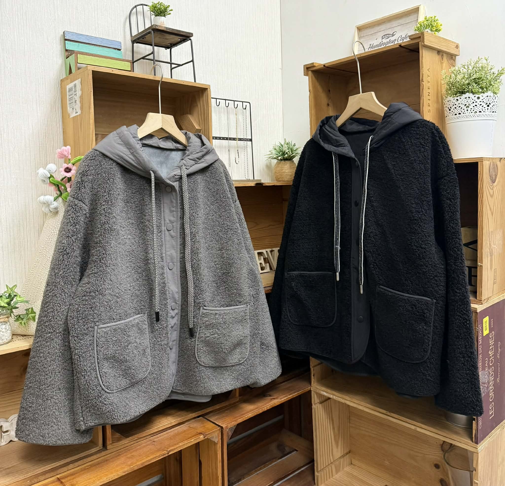 [ 出口廠貨 ] X732 LAMB WOOL HAT JK