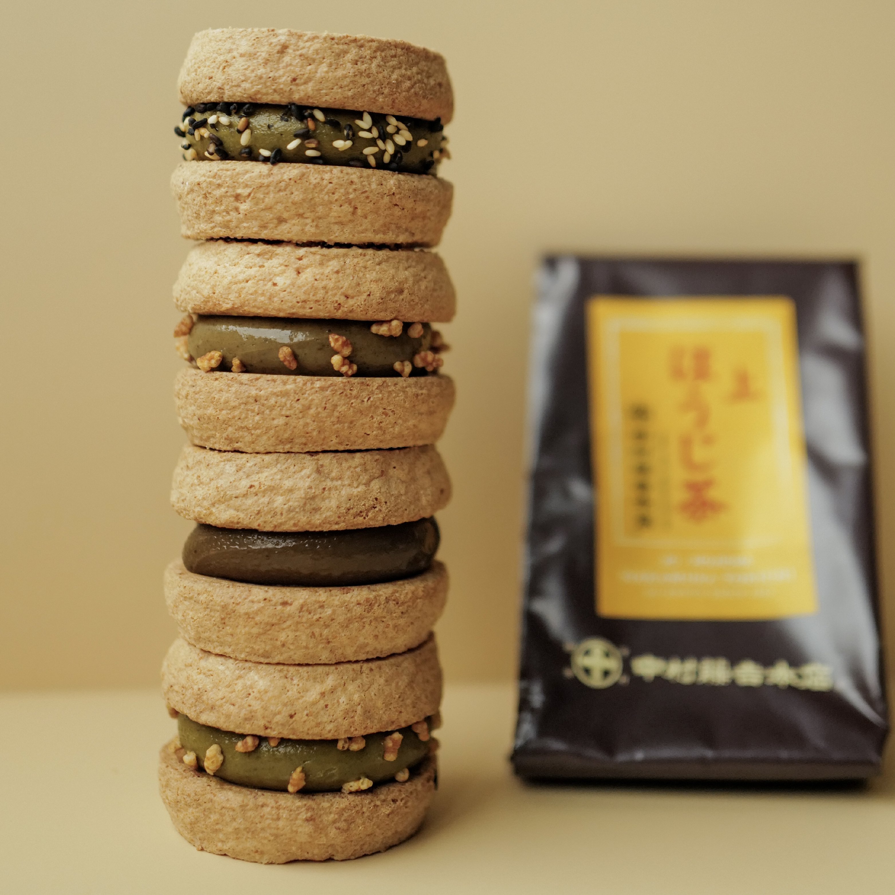 焙茶系列達克瓦茲六入｜京都焙茶風味｜日系甜點禮盒