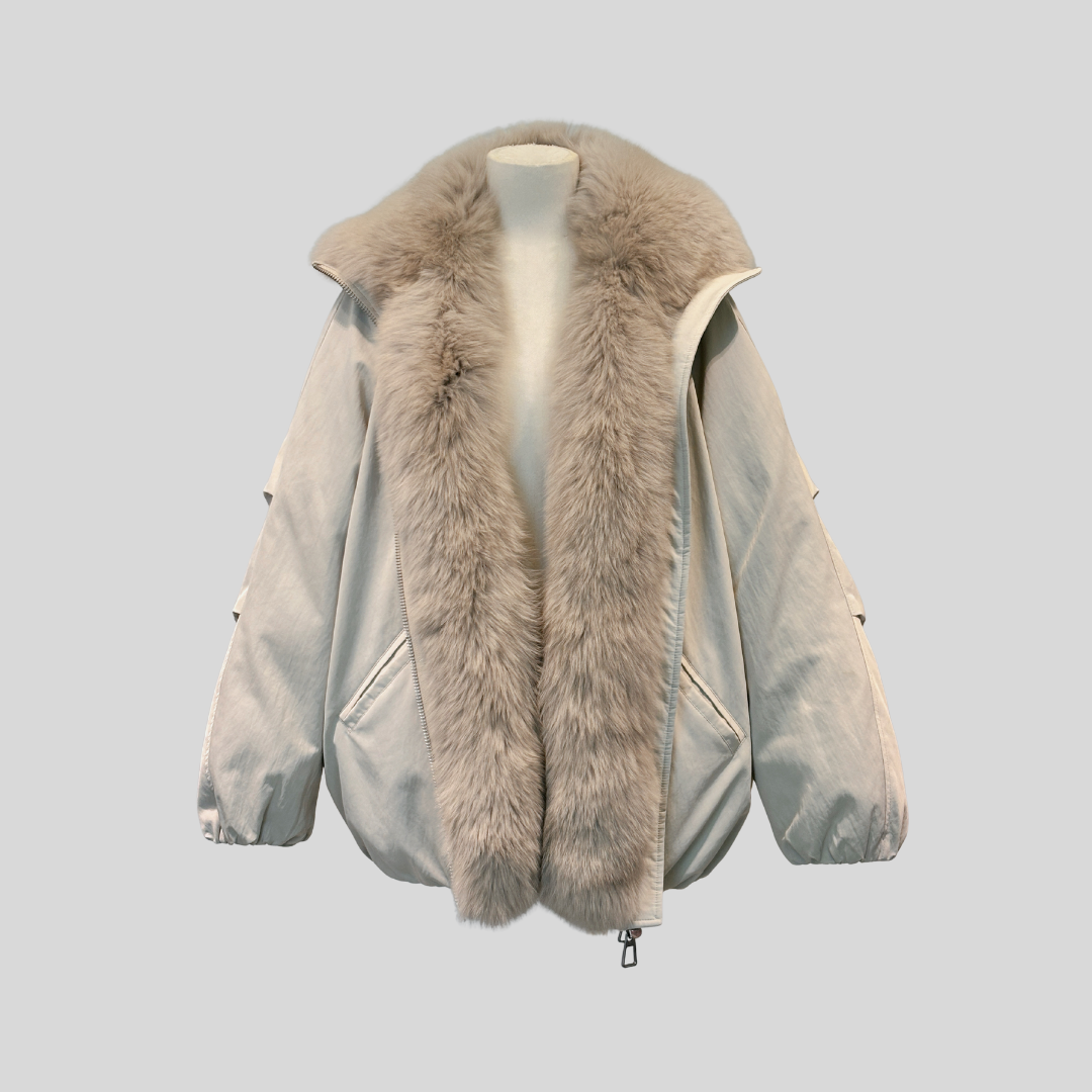 MAX FUR DOWN JACKET