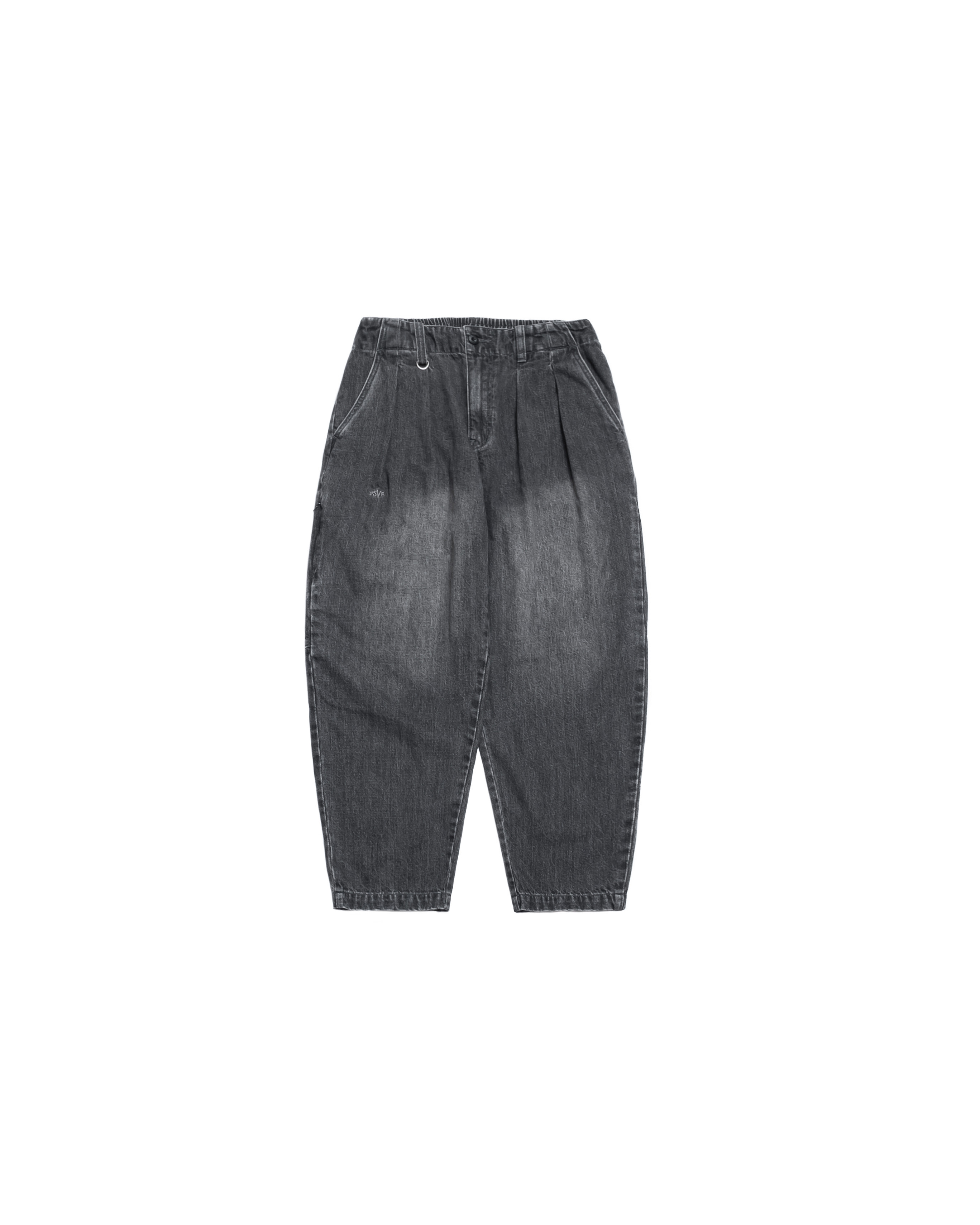 PERSEVERE ENZYME STONE-WASHED DENIM JEANS - WASHED BLAC