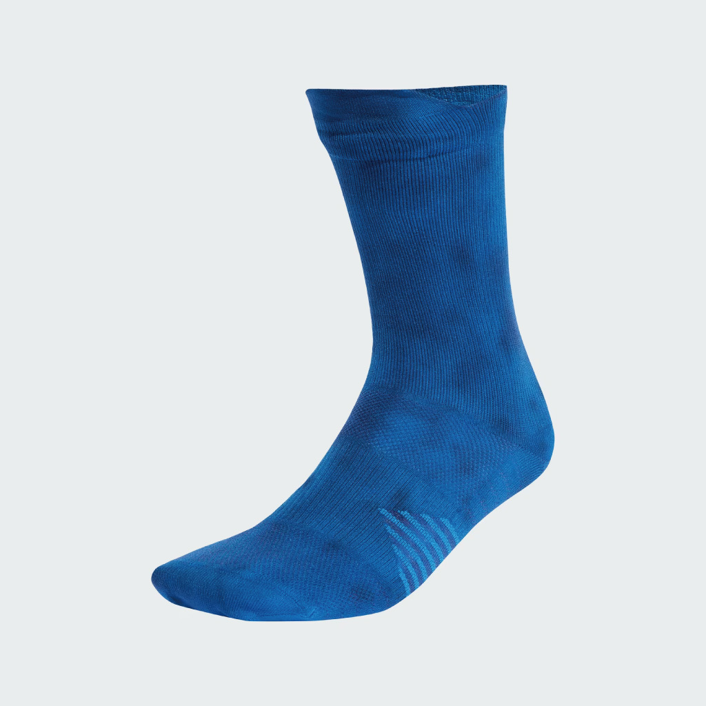 RUN｜adidas RUN X GRAPHIC WASHED SOCK - Ray Blue 透氣跑步襪