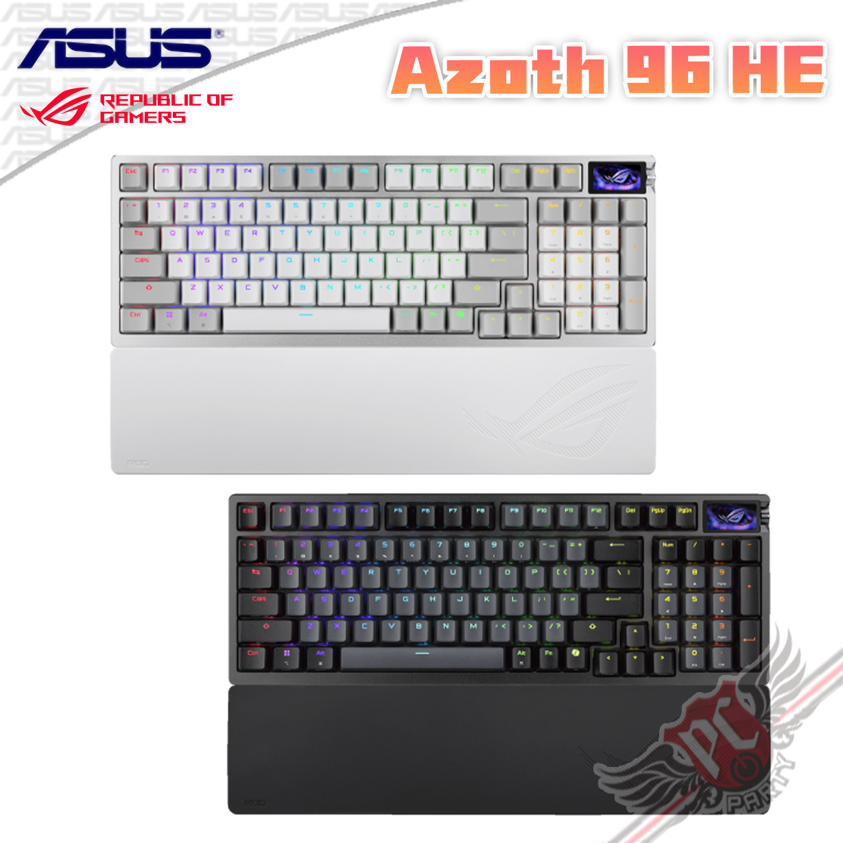 PCPARTY 華碩 ASUS ROG Azoth 96 HE 磁軸電競鍵盤
