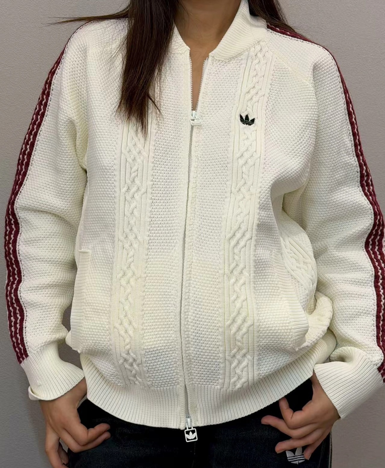 Adidas CUTLINE FW25 ARCHIVE Cozy Jacket 針織外套