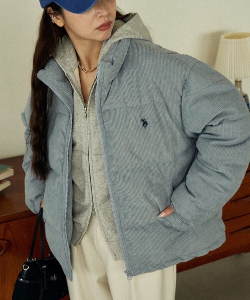 U.S. POLO ASSN × PUBLUX 聯名 燈芯絨 厚外套 2色