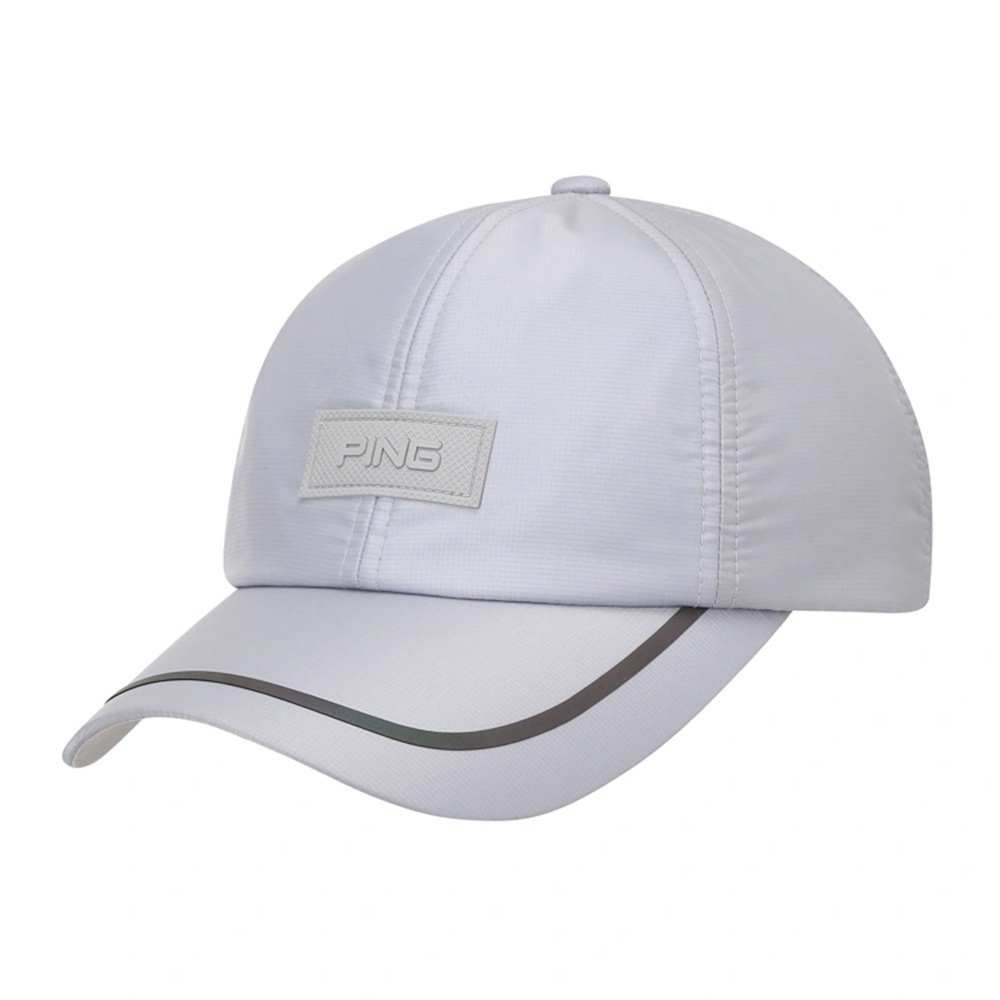 【PING】男款LOGO遮耳式高爾夫球帽-灰 / PQ25252-85