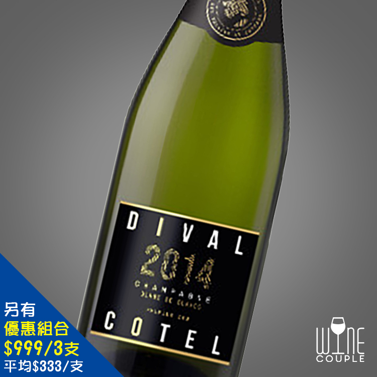 Dival Cotel Blanc De Blancs Premier 丨Wine Couple 醇酒伴侶