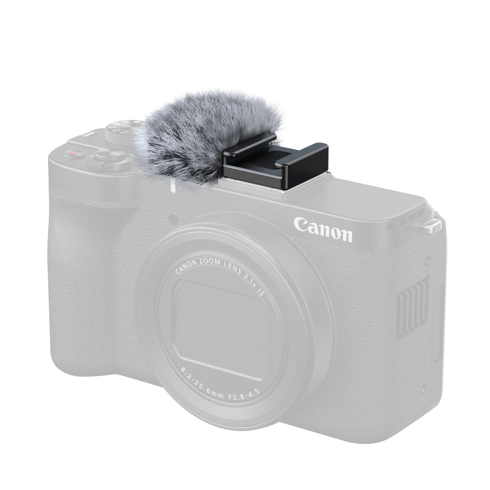 SmallRig 5989 防風毛毛 連冷靴座 Canon PowerShot V1 專用 - Rainbow
