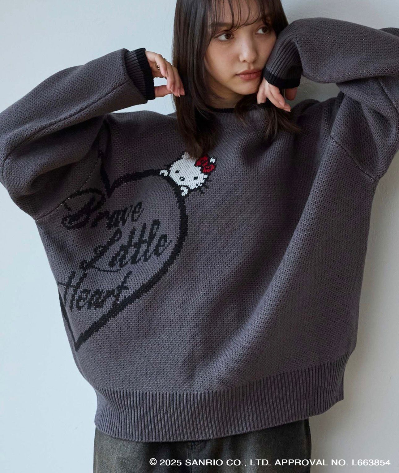 【預購】JN011501 Sanrio characters Hello Kitty/Kuromi針織上衣