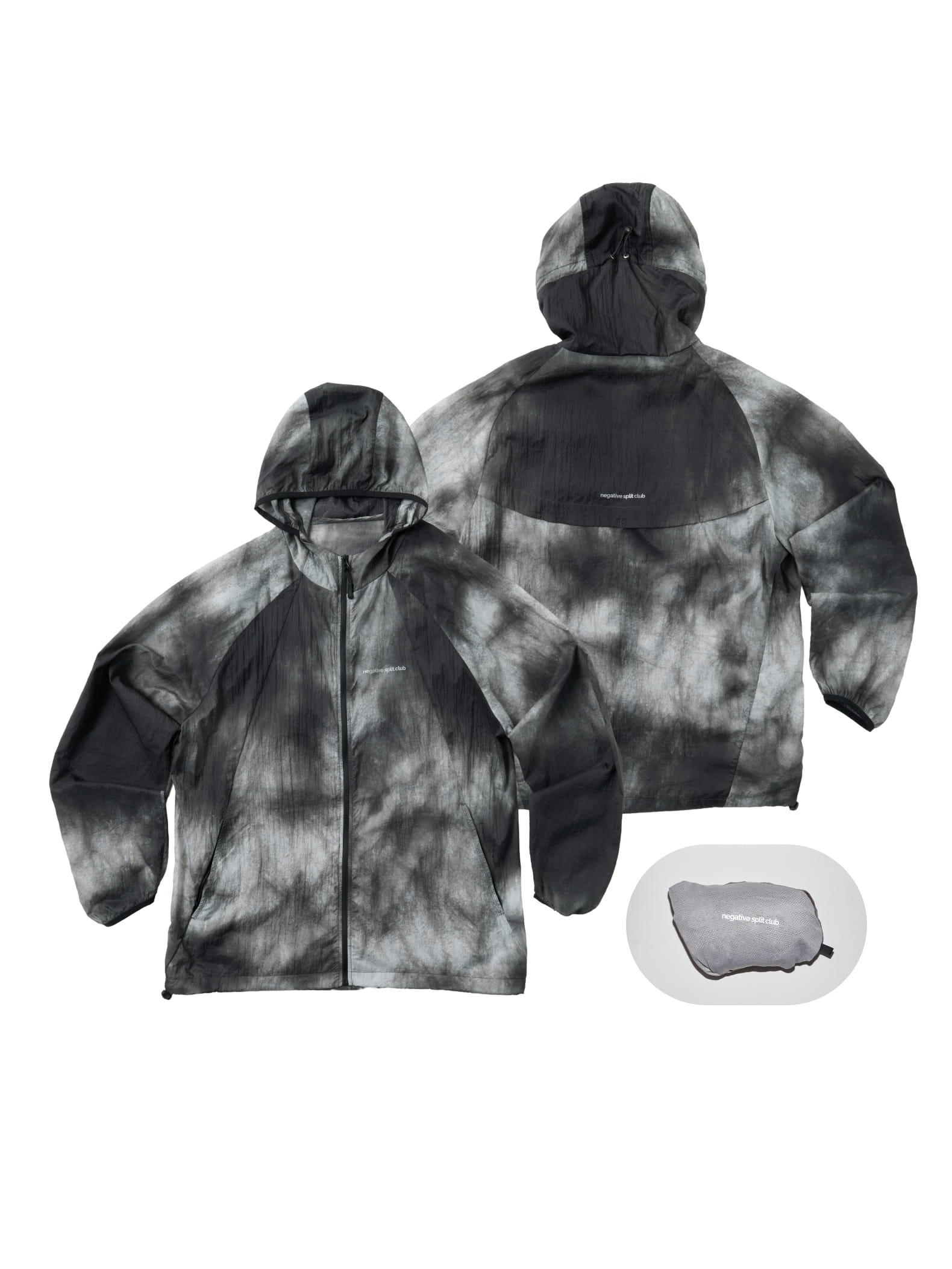 【Negative Split Club】Zero Shell 渲染輕量防風外套・黑色