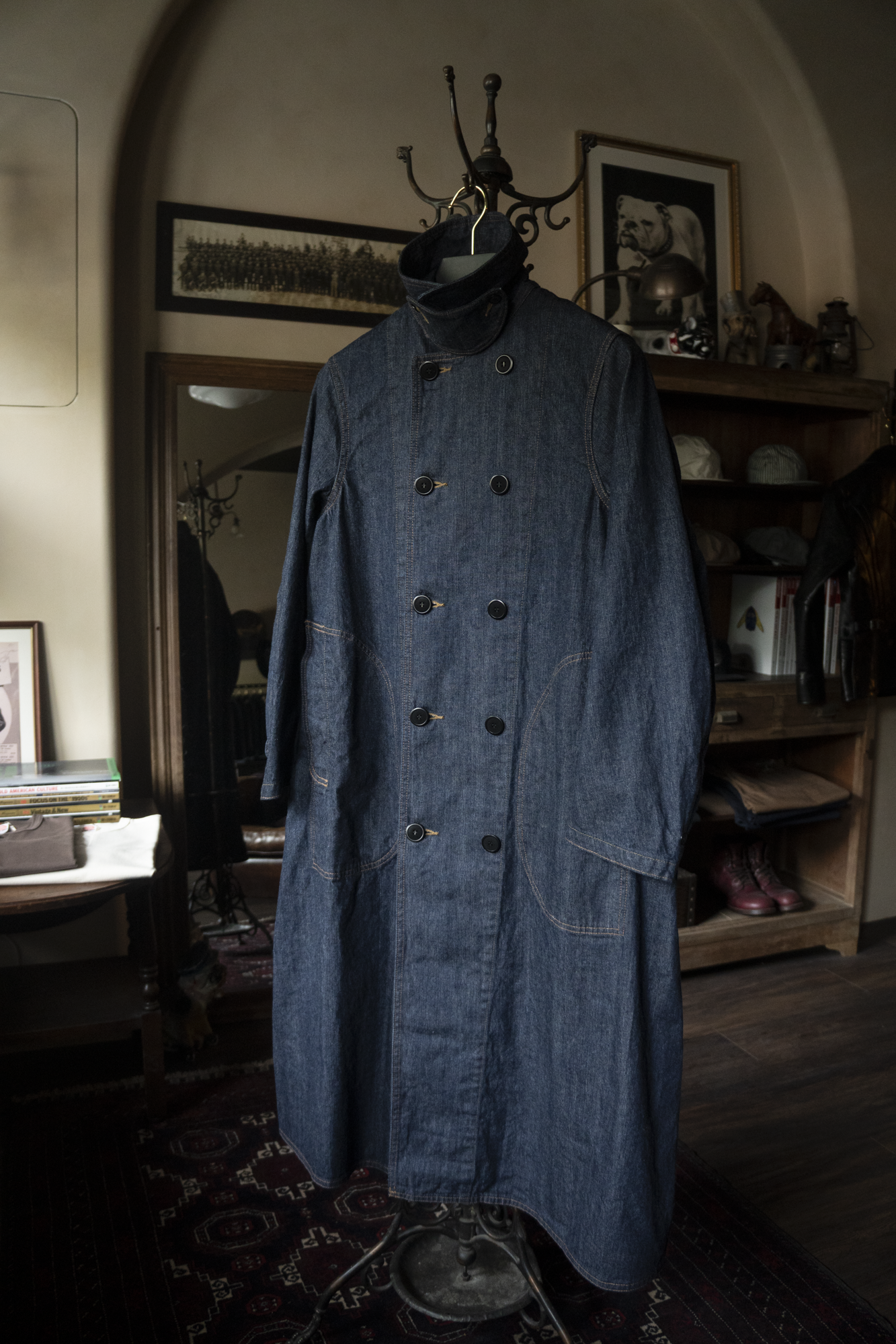 1930s DENIM HITMAN COAT