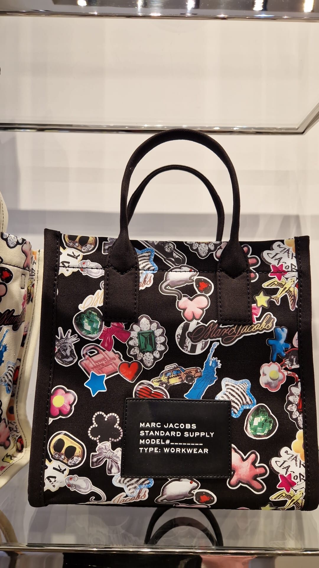 MARC JACOBS TOTE BAG WITH MULTI LOGO