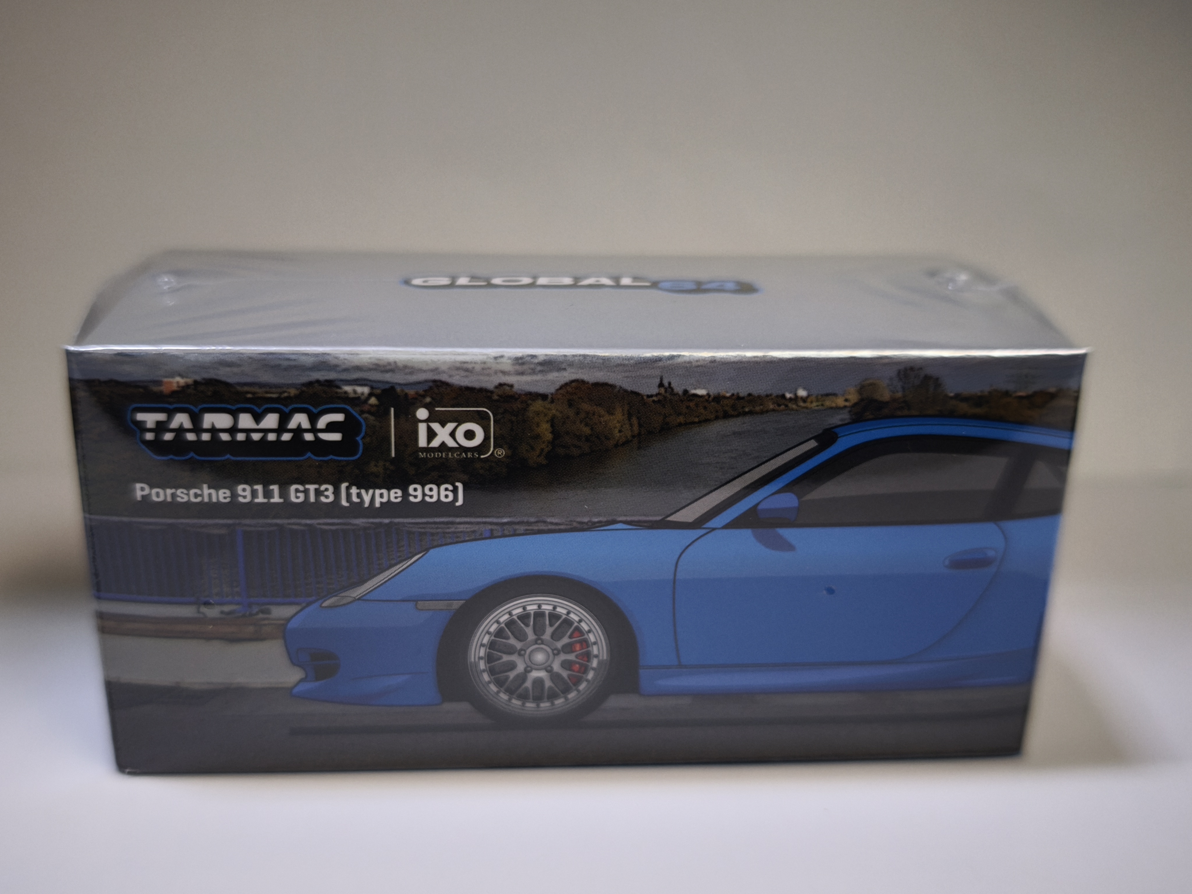 Tarmac 1/64 Porsche 911 GT3 (type 996) Light Blue