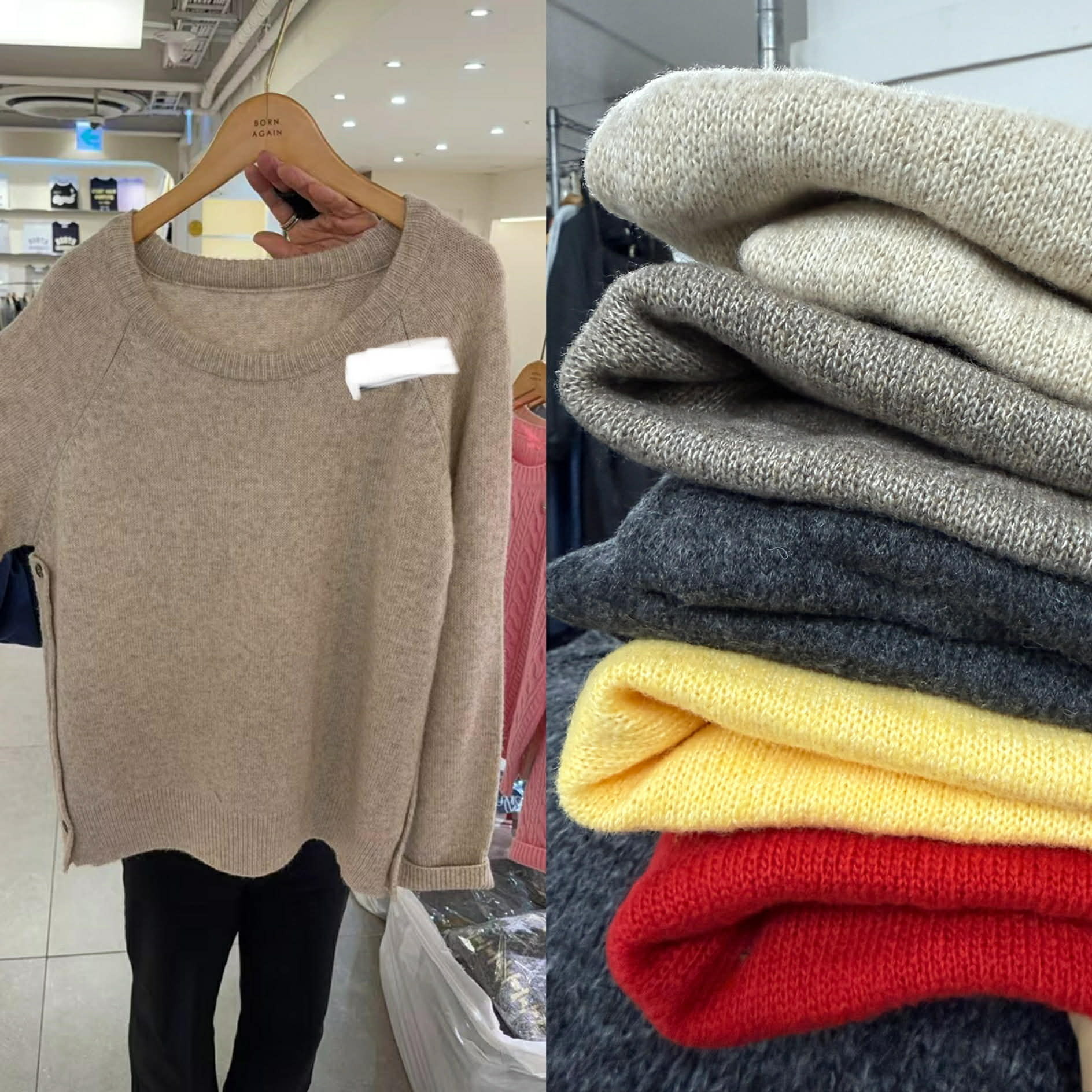 [ 韓國直送 ] BA120 SIDE BUTTON KNIT TOP