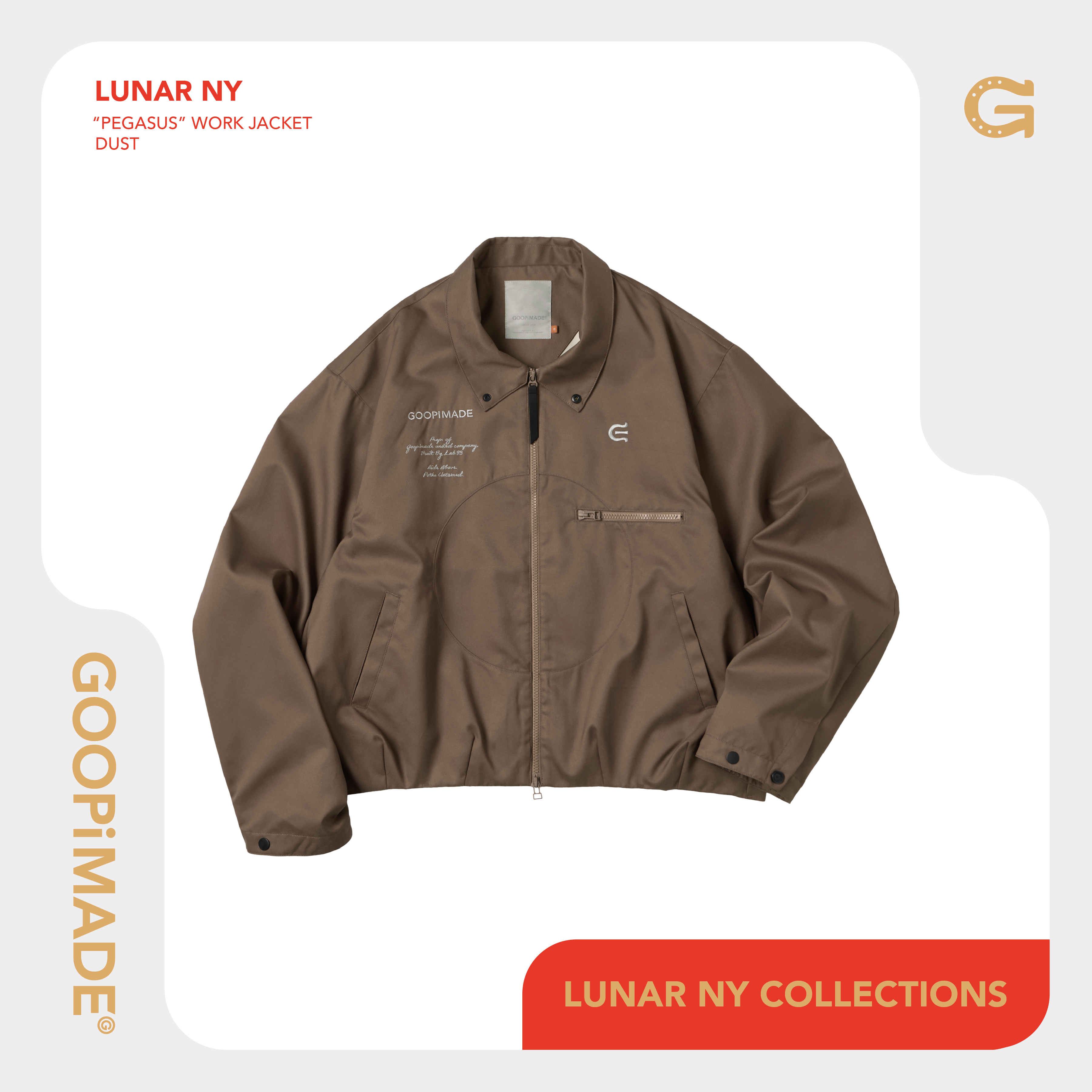 Lunar NY - “Pegasus” Work Jacket - Dust