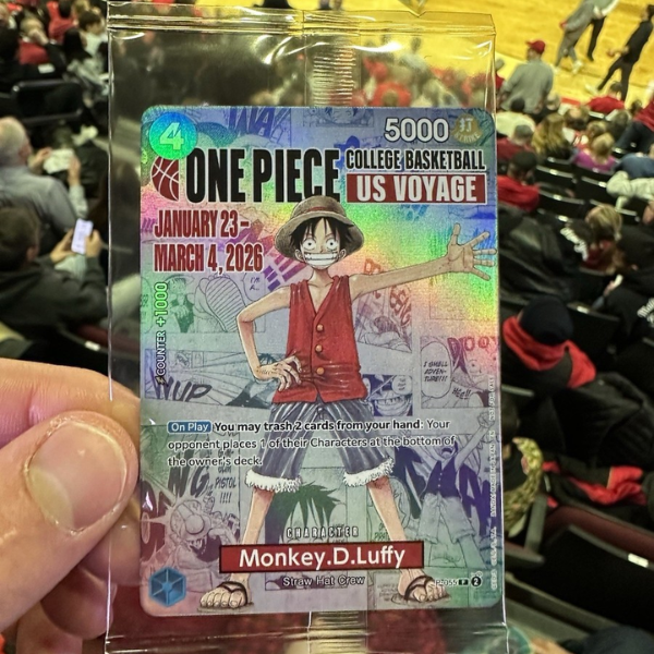 One Piece Luffy College Basketball US Voyage Card