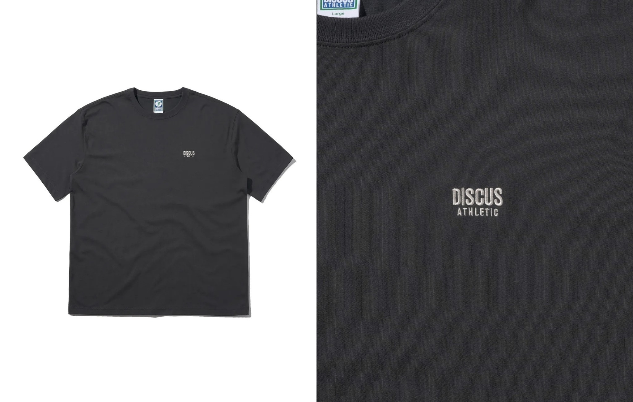 DISCUS ATHLETIC Overfit Logo 2Pack Askin Ice Tee (黑+白)