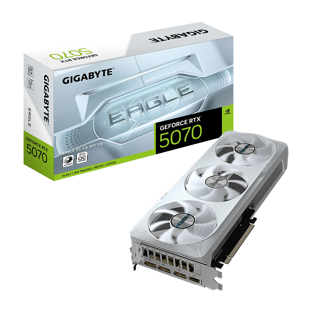 GIGABYTE GeForce RTX 5070 EAGLE OC ICE SFF 12G GDDR7