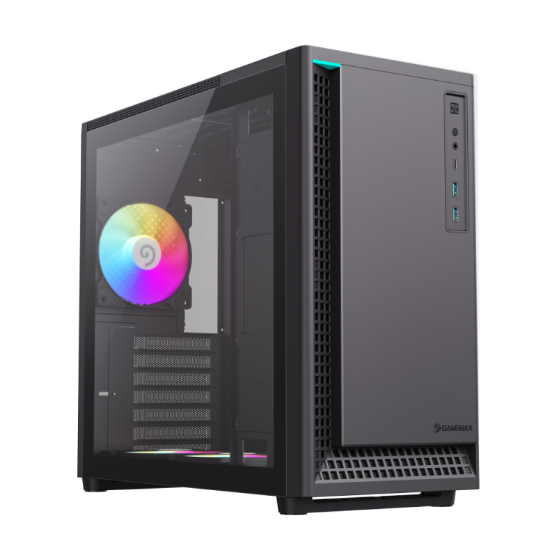 GAMEMAX P30 Mid-Tower ATX Case 355mm GPU 168mm Chassis
