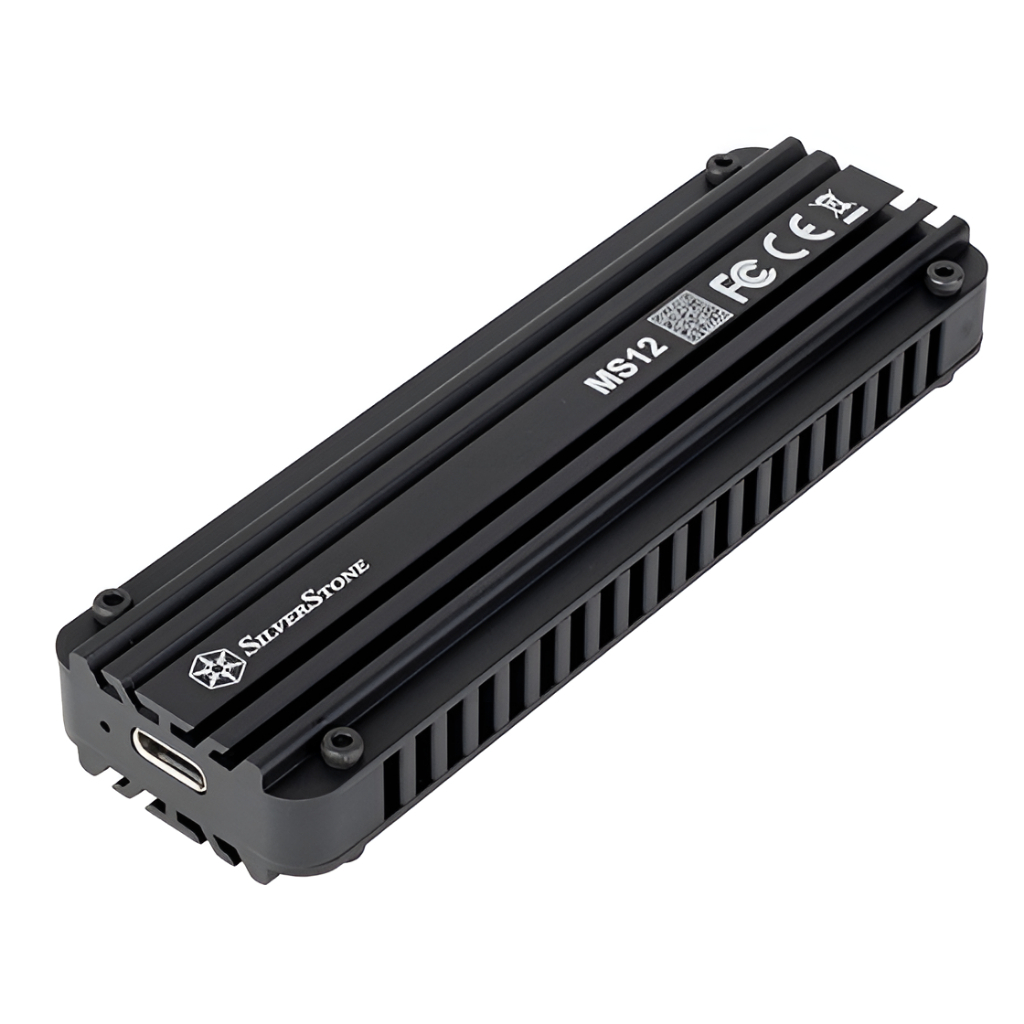 SilverStone MS12 USB 3.2 Gen2x2 20Gbps NVMe Enclosure