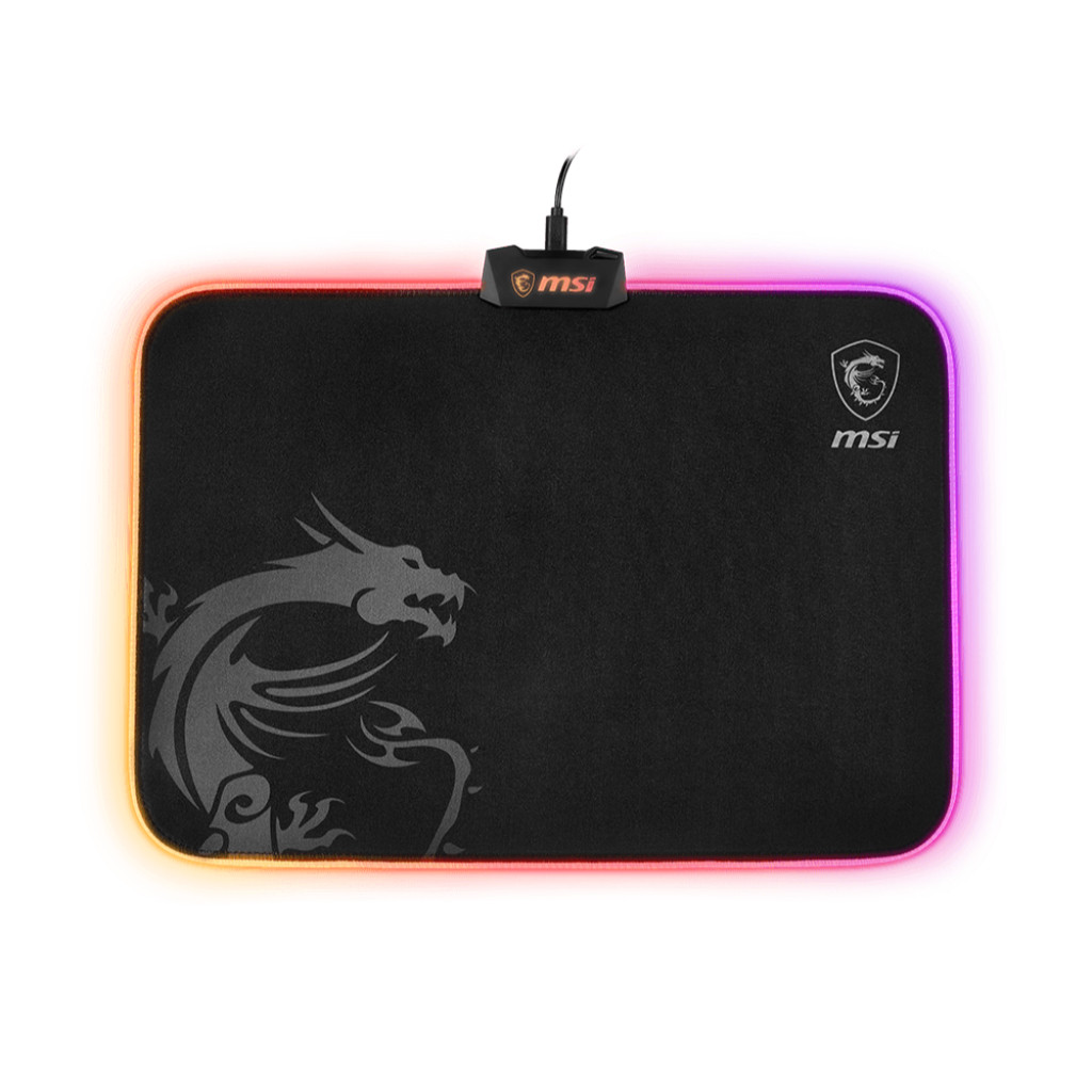 MSI AGILITY GD60 RGB 燈效微紋理布面電競滑鼠墊
