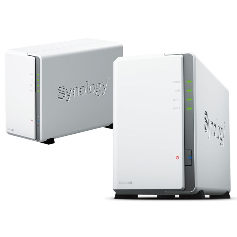 Synology DS223j 2-Bay Realtek RTD1619B 1GB DDR4 網路儲存伺服器