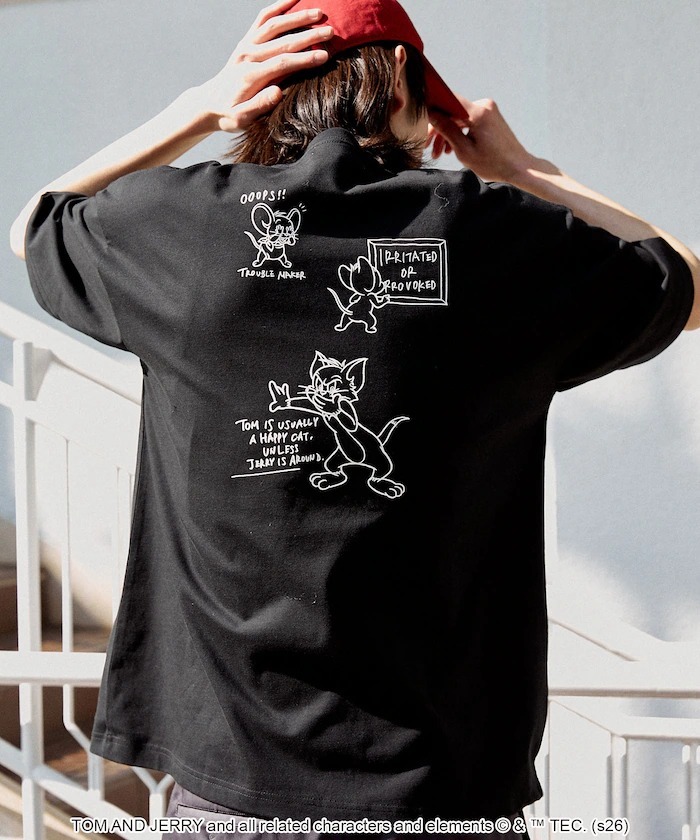 TOM & JERRY GRAPHIC EMB TEE