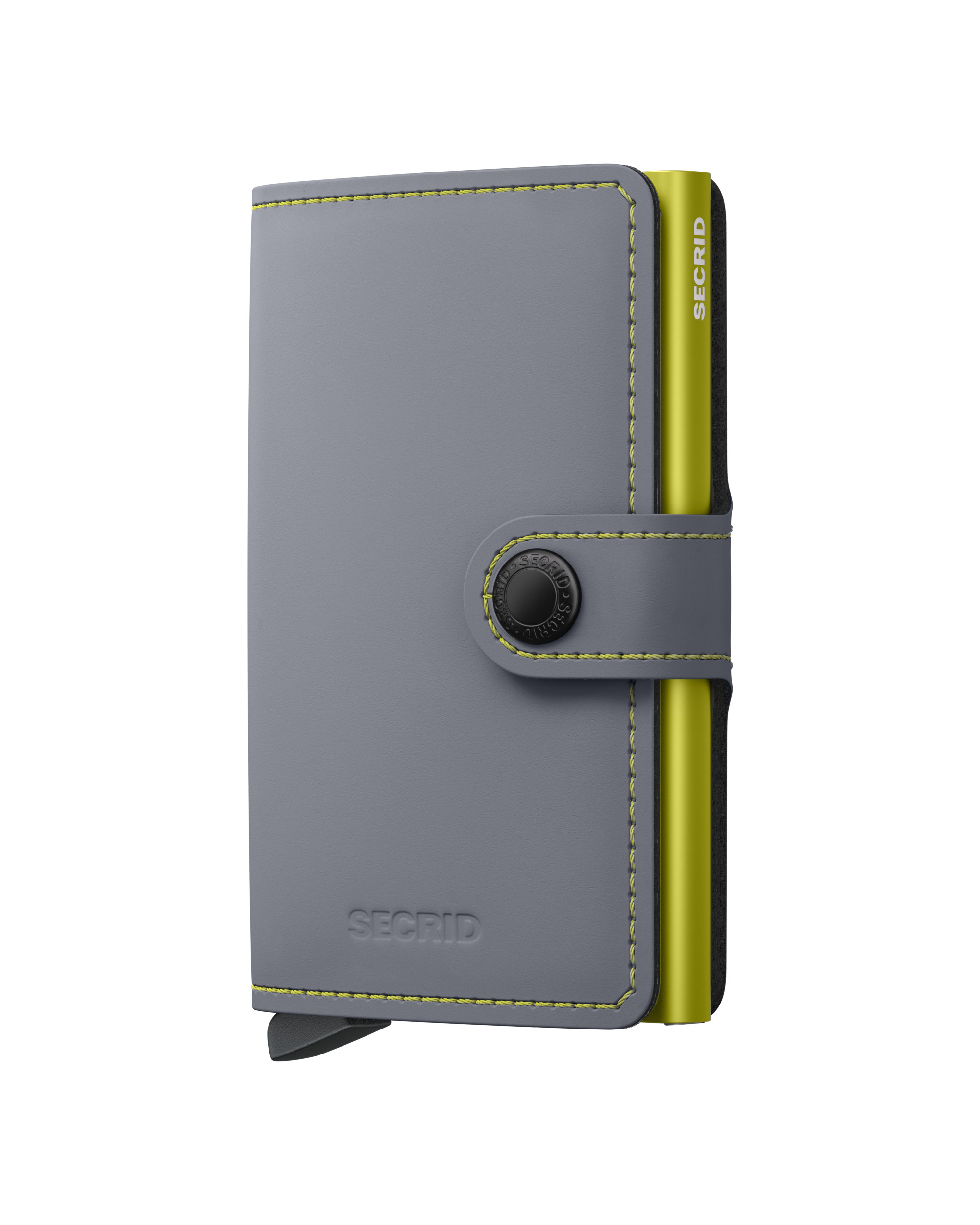 SECRID Miniwallet Matte Grey Lime