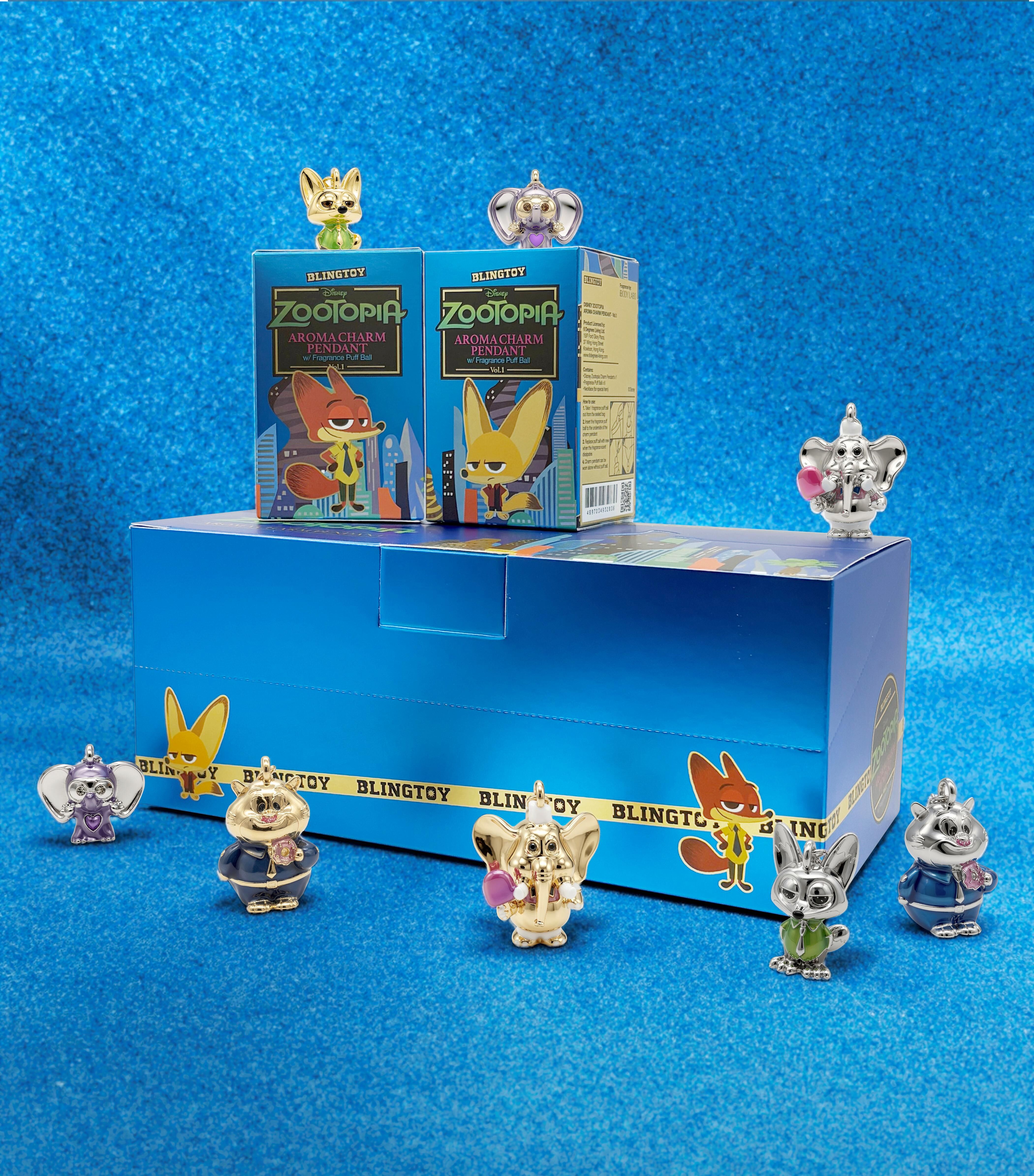 Zootopia V1 Charm Blind Box (with fragrance puff balls